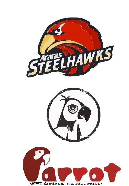鹦鹉logo图片_Logo_LOGO标识-图行天下素材网