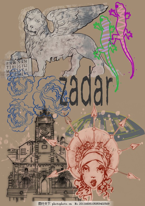 位图插画师MissLed伦敦免费素材图片_现代科技_金融科技-图行天下素材网